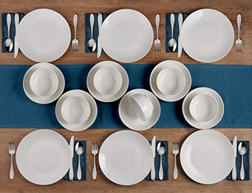 Studio Nova Porcelain 18-Piece Dinnerware Set, Service For 6, Alexis