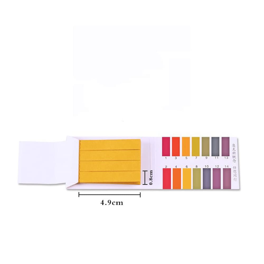 80 Strips Professional 1-14 Ph Litmus Paper Ph Tester Papers Ph Meters Indicator Paper Water Cosmetics Soil Acidity Test Strips
