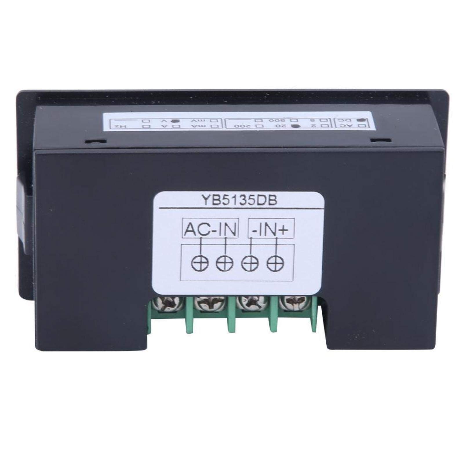 Mxzzand DC AC100-240V Professional Voltage Meter Digital Voltmeter LCD Display for Office for Home(DC 0-200V)