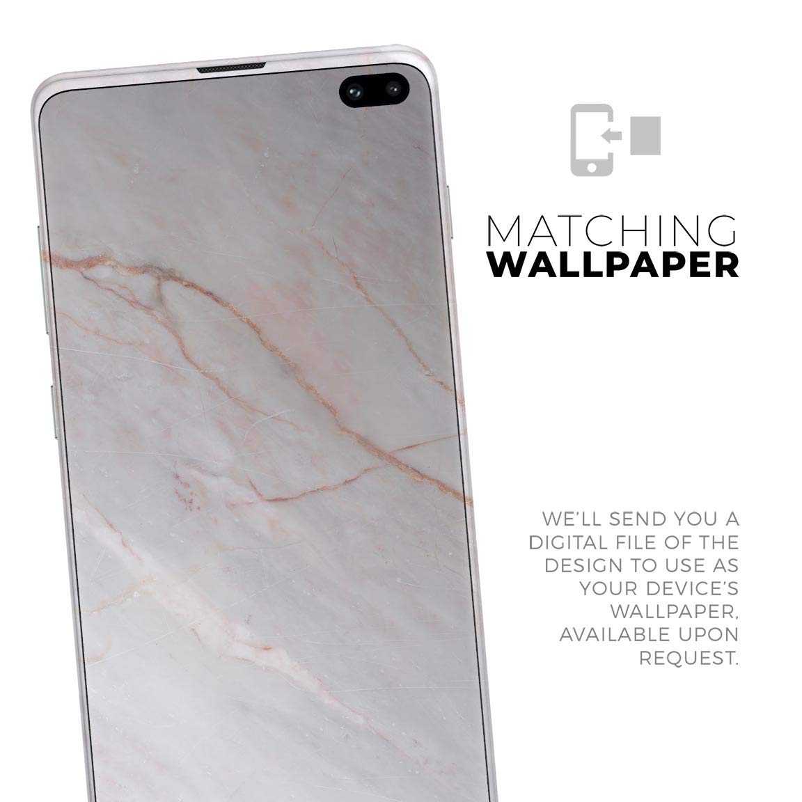 DesignSkinz Slate Marble Surface V14 Protective Vinyl Decal Wrap Skin Cover Compatible with The Samsung Galaxy S20 (Screen Trim & Back Glass Skin)
