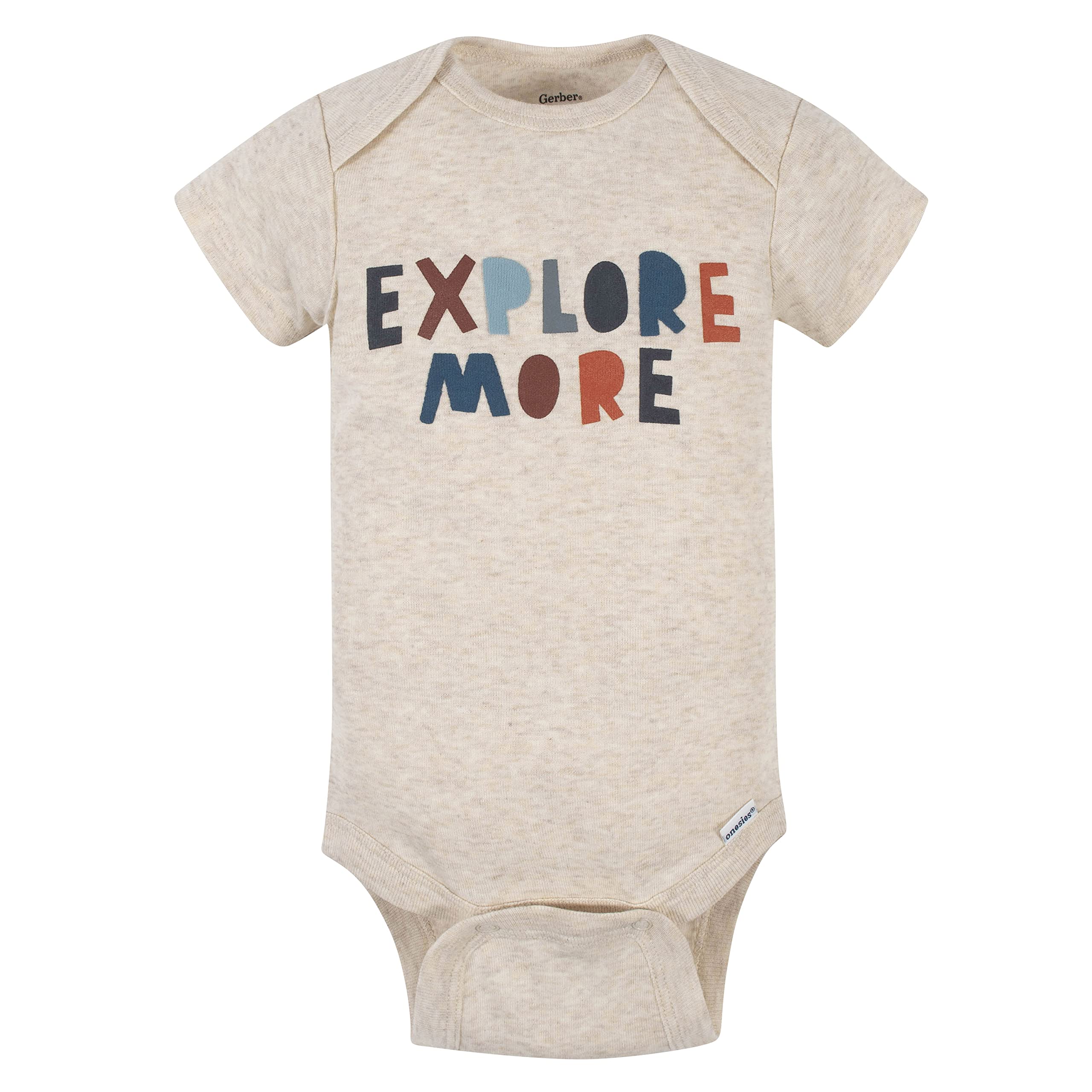 Gerber Baby Boys' 5-Pack Variety Onesies Bodysuits (Wilderness, 3-6 Months)