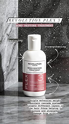 Revolution Haircare Plex 3 Bond Restore Treatment,, White, 100 ml (Pack of 1) (1454933)