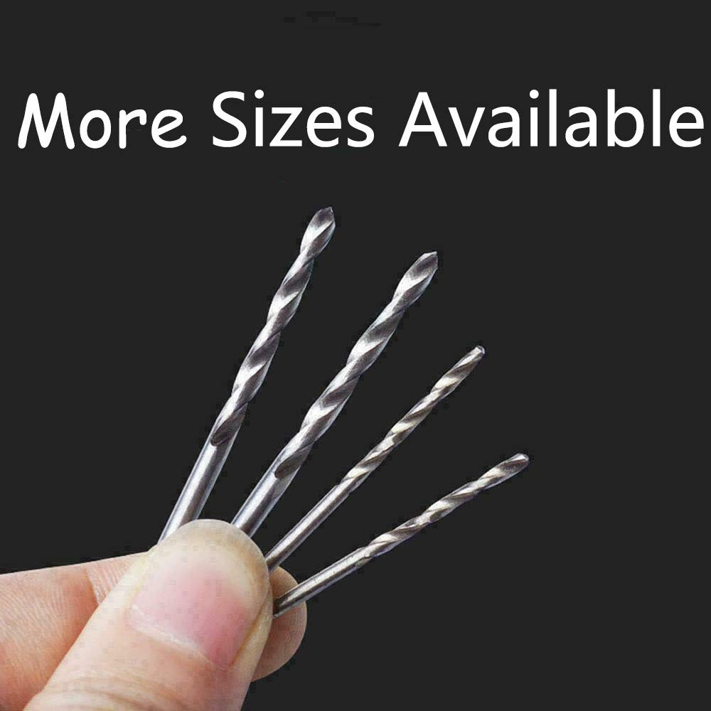 20 Pcs 1.6 mm HSS Micro Twist Drill Bit, Mini High Speed Steel Drill for Wood, Plastic, Soft Metal