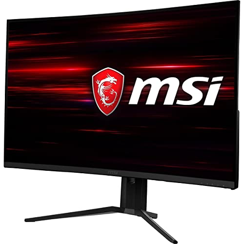 MSI AG321CQR, 32" Gaming Monitor, 2560 x 1440 (QHD), VA, 165Hz, FreeSync Premium, HDR Ready HDMI, Displayport, Tilt, Swivel, Height Adjustable,Pivot