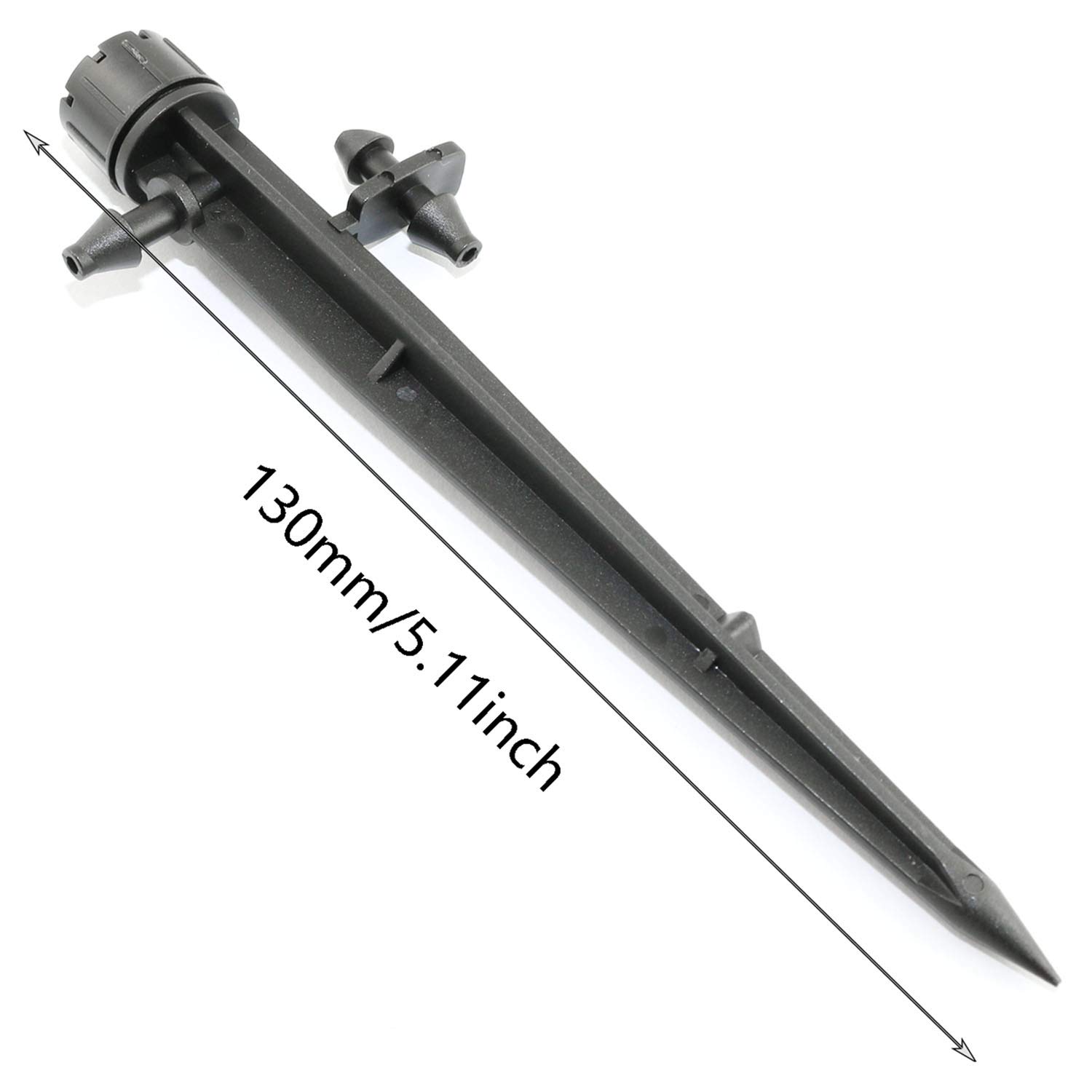 DGZZI 20pcs Adjustable Irrigation Drippers Garden Sprinkler 360 Degree 8 Holes Water Flow Irrigation Drippers Connector for 4/7 MM Tube