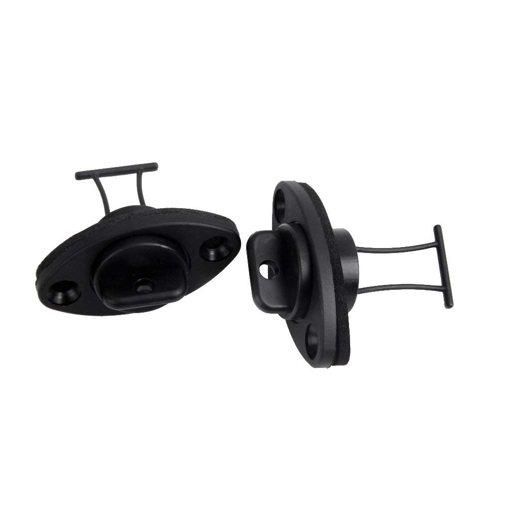 2 Pieces Universal Hull Drain Stopper with Screws Suit for Kayak Canoes Boat Drain Holes Plugs Replacement Accessories