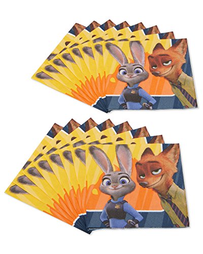 American Greetings Zootopia Lunch Napkins (16 Count)