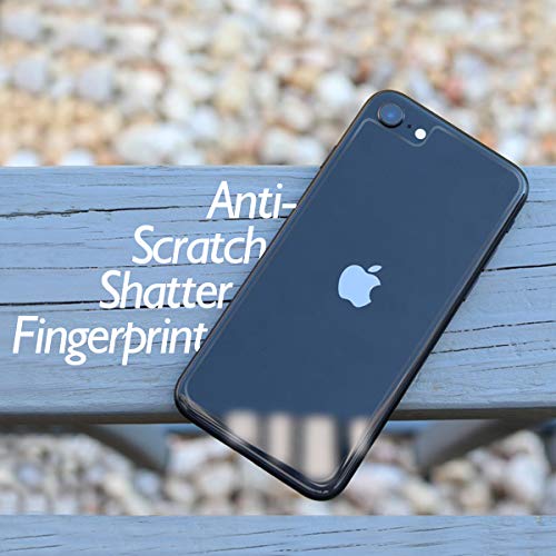 Shacoryze Back Screen Protector Compatible with iPhone SE 2/3/2020/2022 [2-Pack], Rear Tempered Glass [Haptic Touch] Temper Glass Film Compatible with iPhone SE 2022 (4.7 inch)