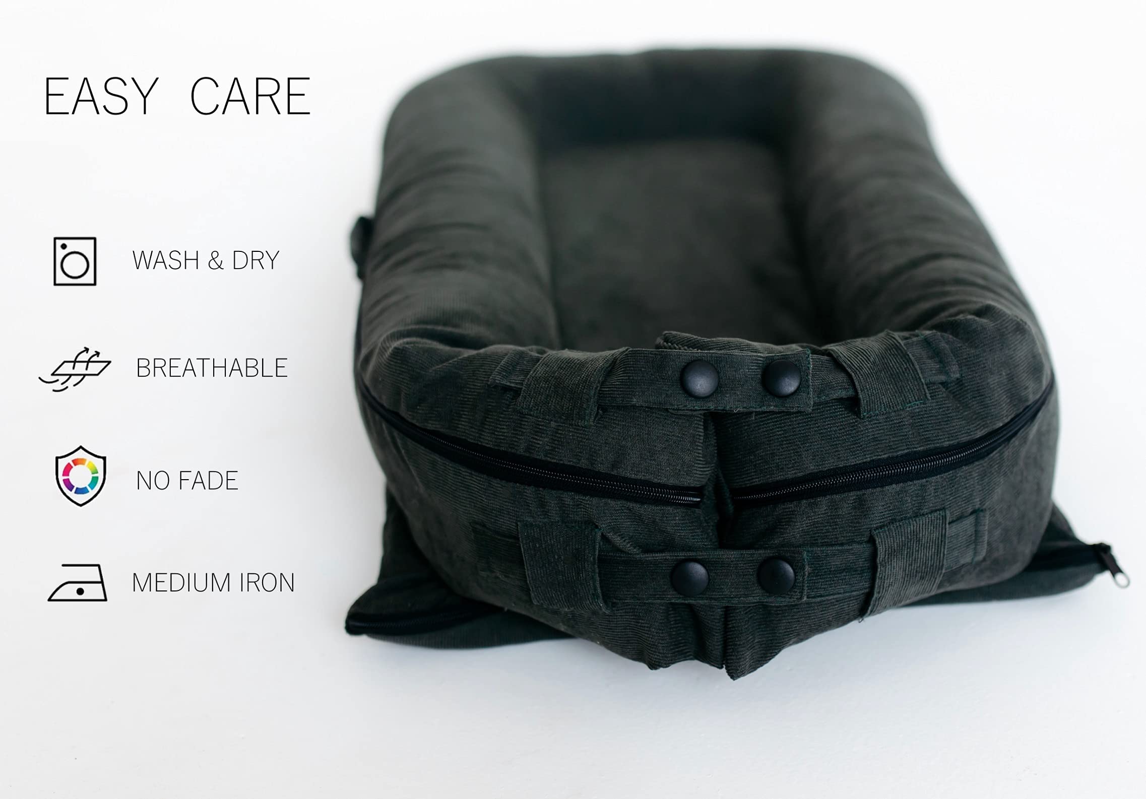 Lounger Cover by Sofia Amber β Cover ONLY for DockAToT and Sleepyhead Deluxe + Docks - Baby nest Sleep Pod Replacement Extra Cover - Emerald