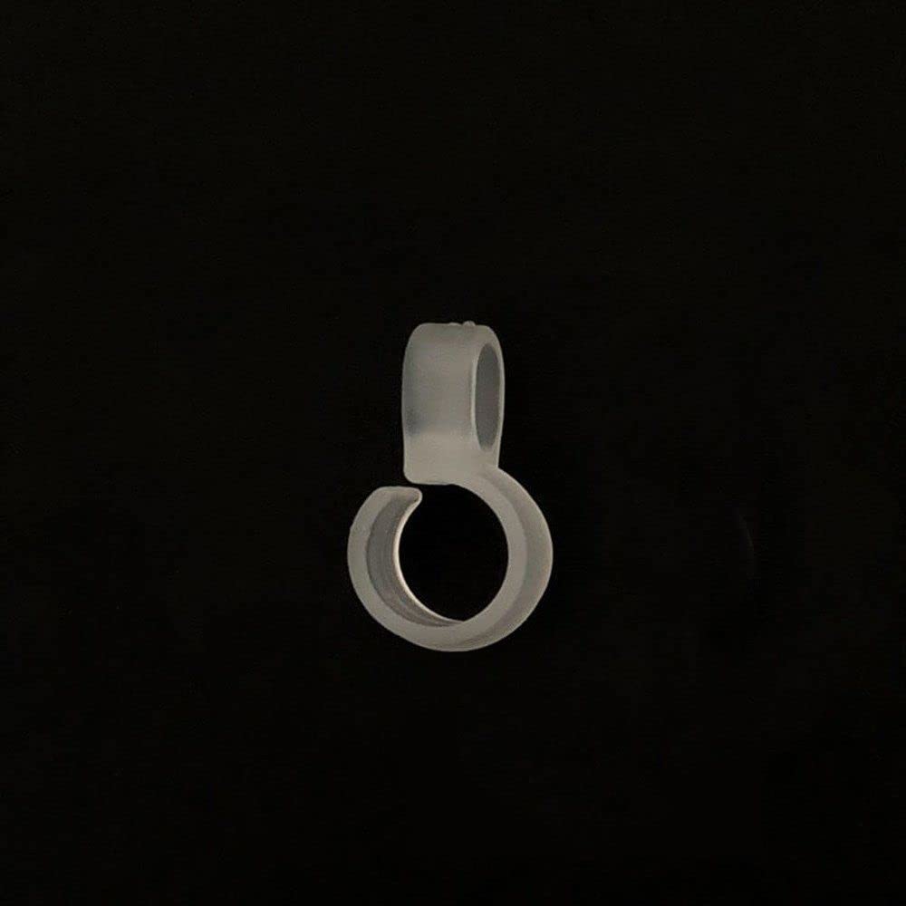20pcs Windproof Hook Round Hanging Hook Hanger Clothes Buckle Hook Non-Slip Clothes Hanger Buckle Clips(White)