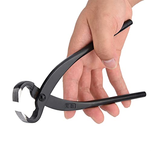 205mm Professional Bonsai Root Cutter Grade Manganese Steel Alloy Concave Root Cutters Gardening Plants Bonsai Tools