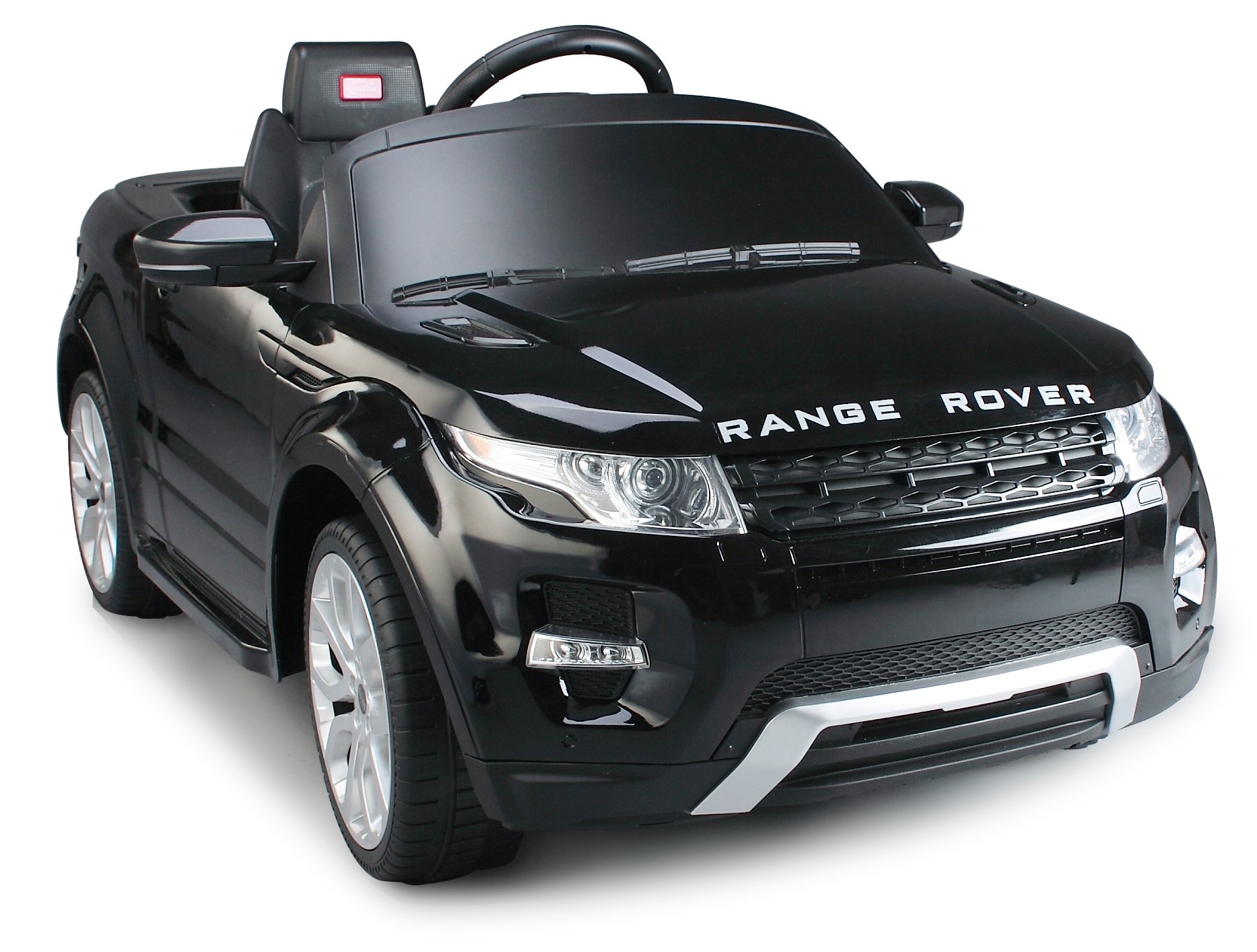 Americas Toys Compatible with Rastar Range Rover 12V Battery Powered Ride On Car with Remote Control - Kids Electric Car Includes Plastic Wheels, Headlight Function, MP3 Music and Horn Black