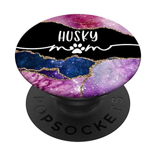 Siberian Husky Mom Aesthetic Graphic PopSockets Swappable PopGrip