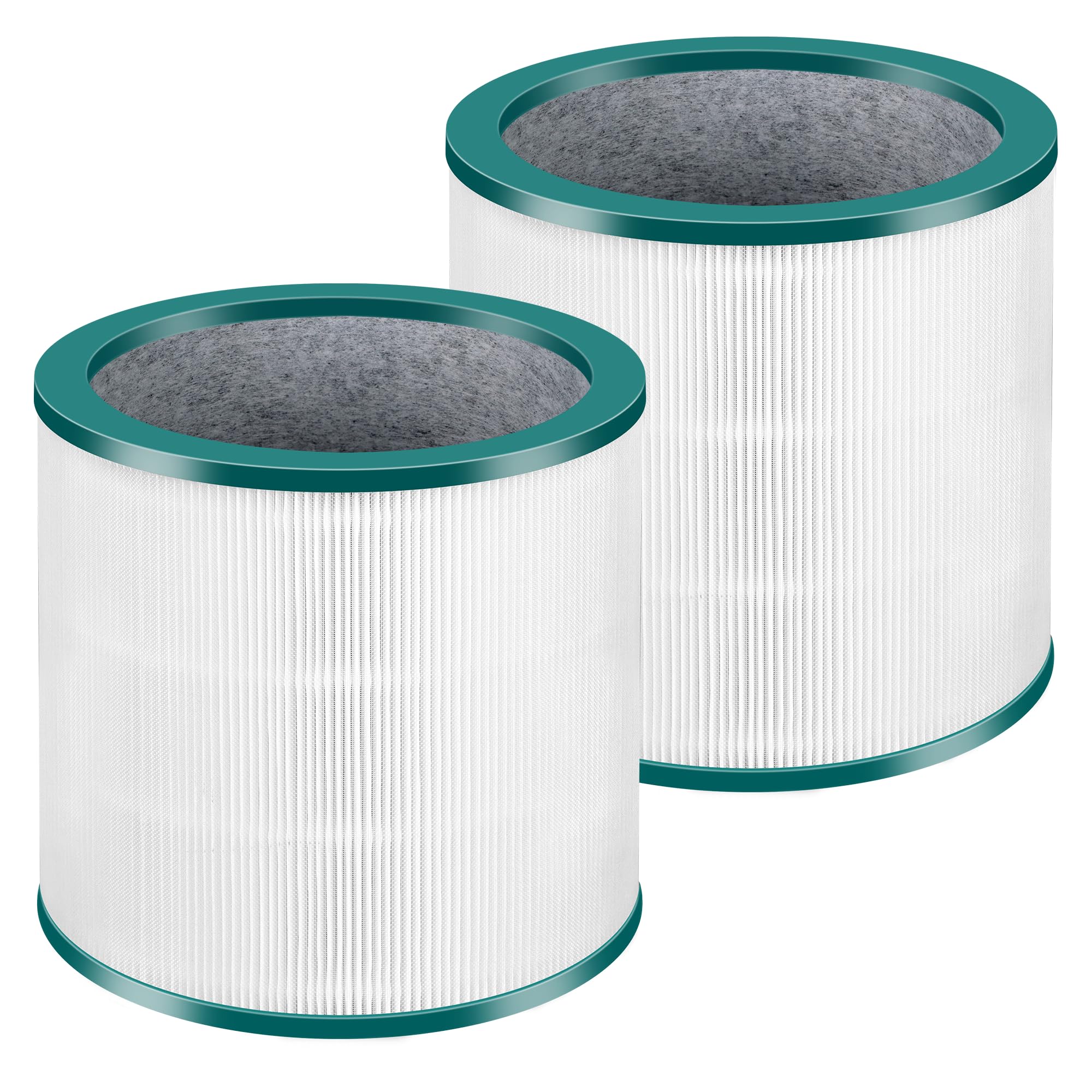 2 Pack True HEPA Replacement Filter for Dyson Tower Purifier Pure Cool Link TP01, TP02, TP03, AM11, BP01, 360° Combi HEPA and Activated Carbon Filter, Compared to Part # 968126-03