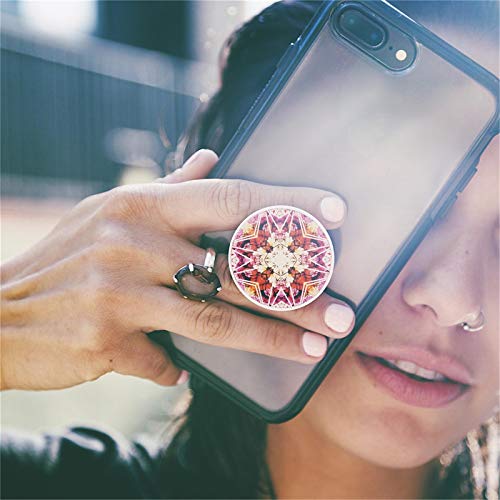 Foldable Cell Phones Stand and Tablets Holder - (3 Pack) Heart Black White Marble