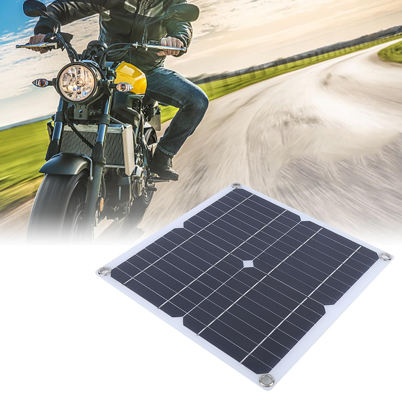 15W Waterproof Monocrystalline Silicon Solar Panel Board for Outdoor Travel Camping - Portable Solar Power Module for Efficient Outdoor Charging