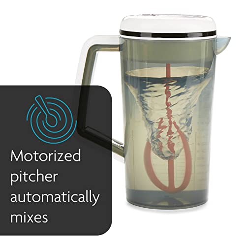 Baby Brezza One Step Motorized Baby Formula Mixer Pitcher β No Air Bubble Electric Mixing For Infant Formula Powder For Baby Bottles - Large Capacity, Mix 28oz Of Formula - Portable For Travel