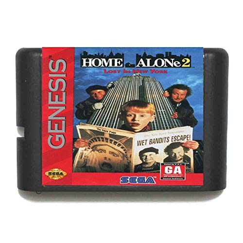Aditi Home Alone 2 lost in New York NTSC-USA 16-bit MD Game Card for the Mega Sega Drive for Genesis