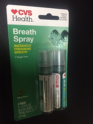 Breath Spray 2 Pack Mint Flavor .3FL OZ each