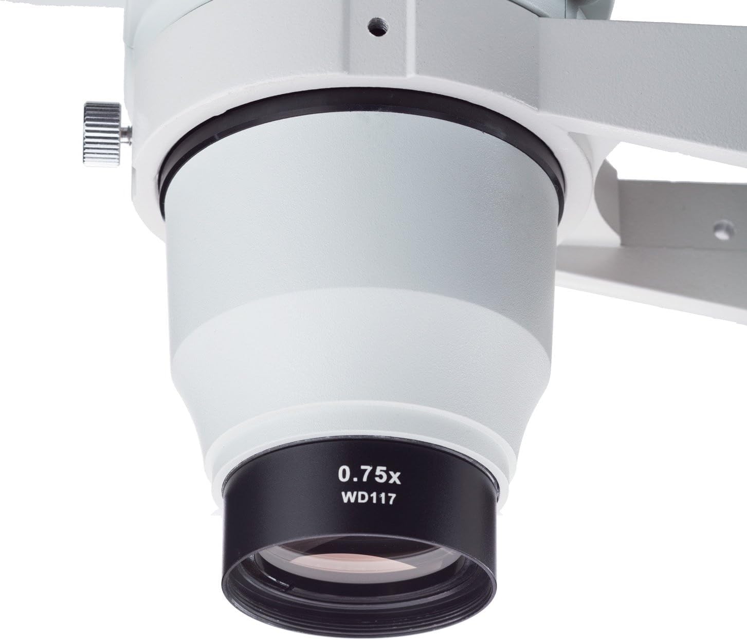AmScope ZM07 0.7X Barlow Lens For ZM-Series Stereo Microscope Heads, 48mm Diameter Mount