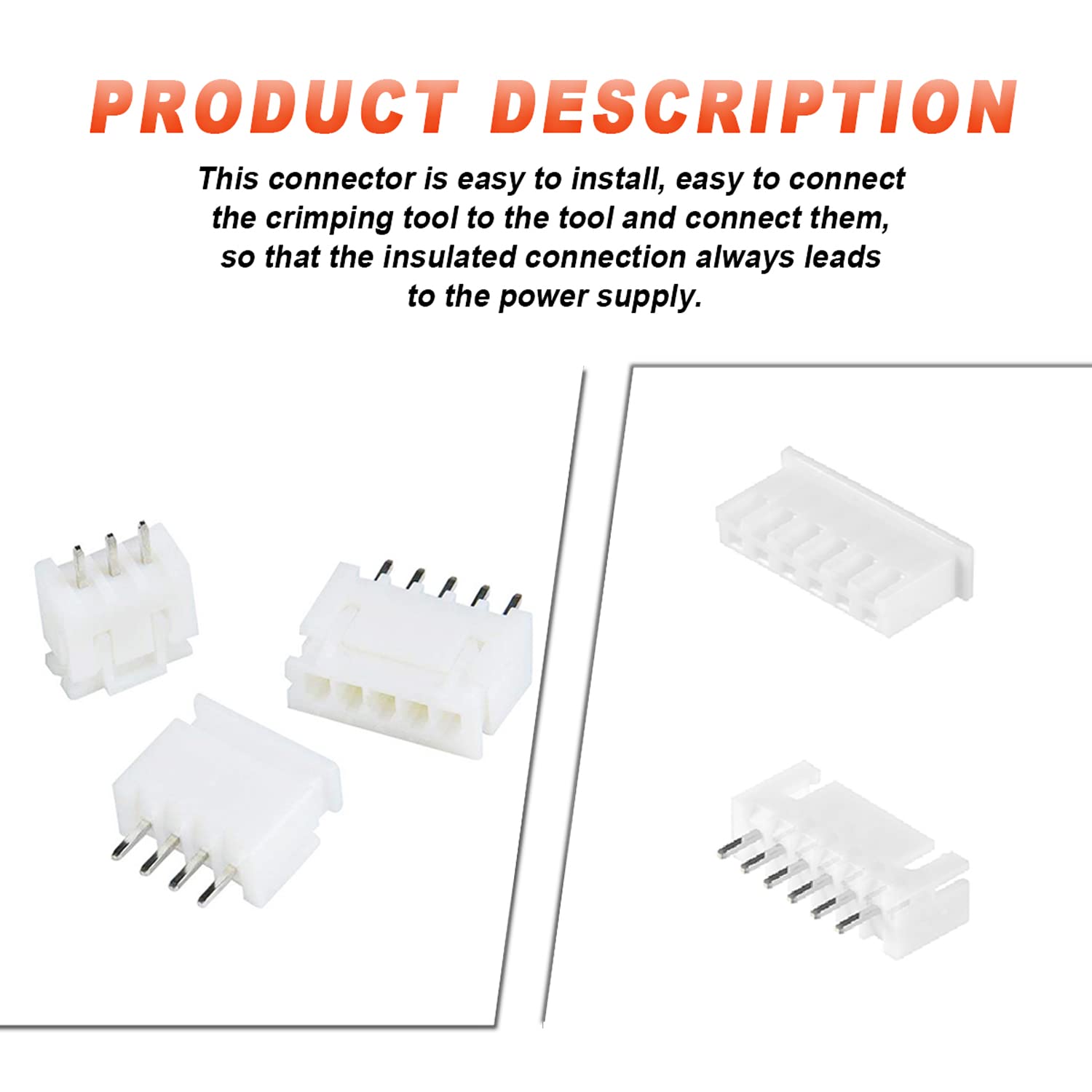 460PCS JST XH2.54 Connector kit 2/3/4/5/6Pin Plug with Terminal Wires Cables Socket Header Wire Connectors Kit