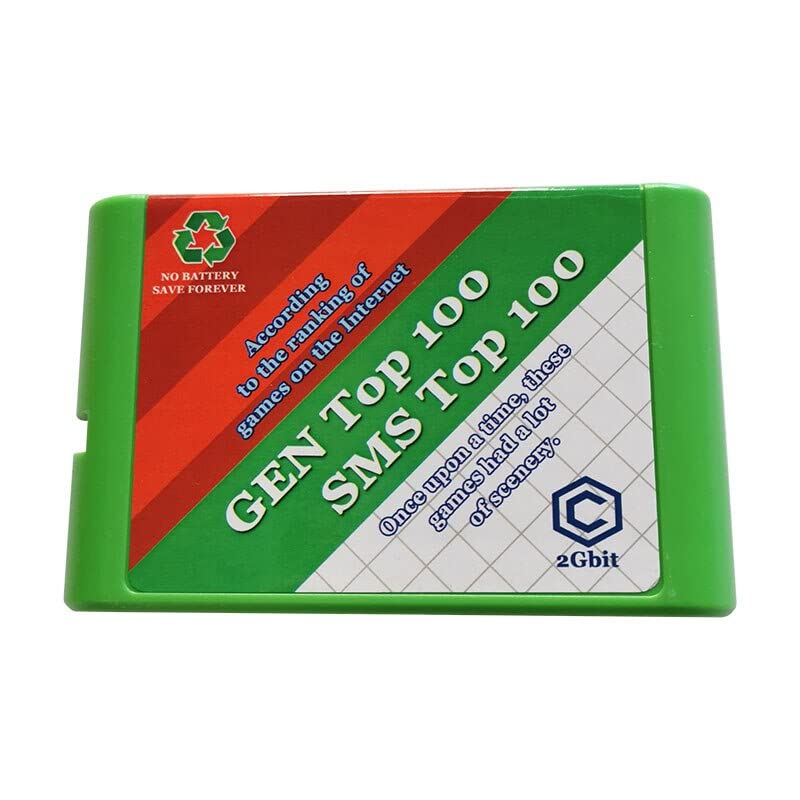 16 Bit MD Game Card For Sega Mega Drive For Sega Genesis and for Original Console (Green)