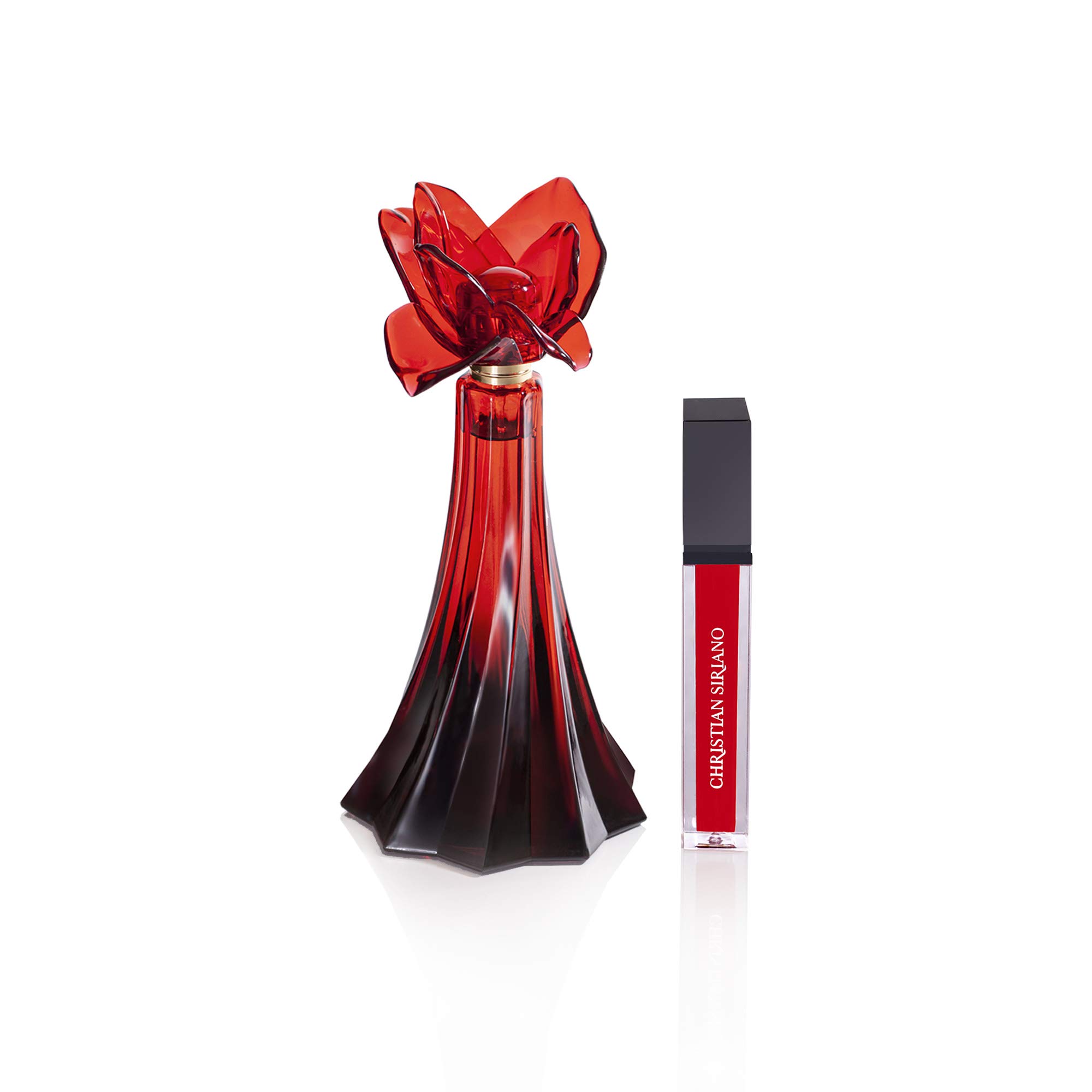 Christian Siriano Ooh La Rouge Women's Eau de Parfum Spray, 3.4 Ounces + Lip Gloss 0.21 oz