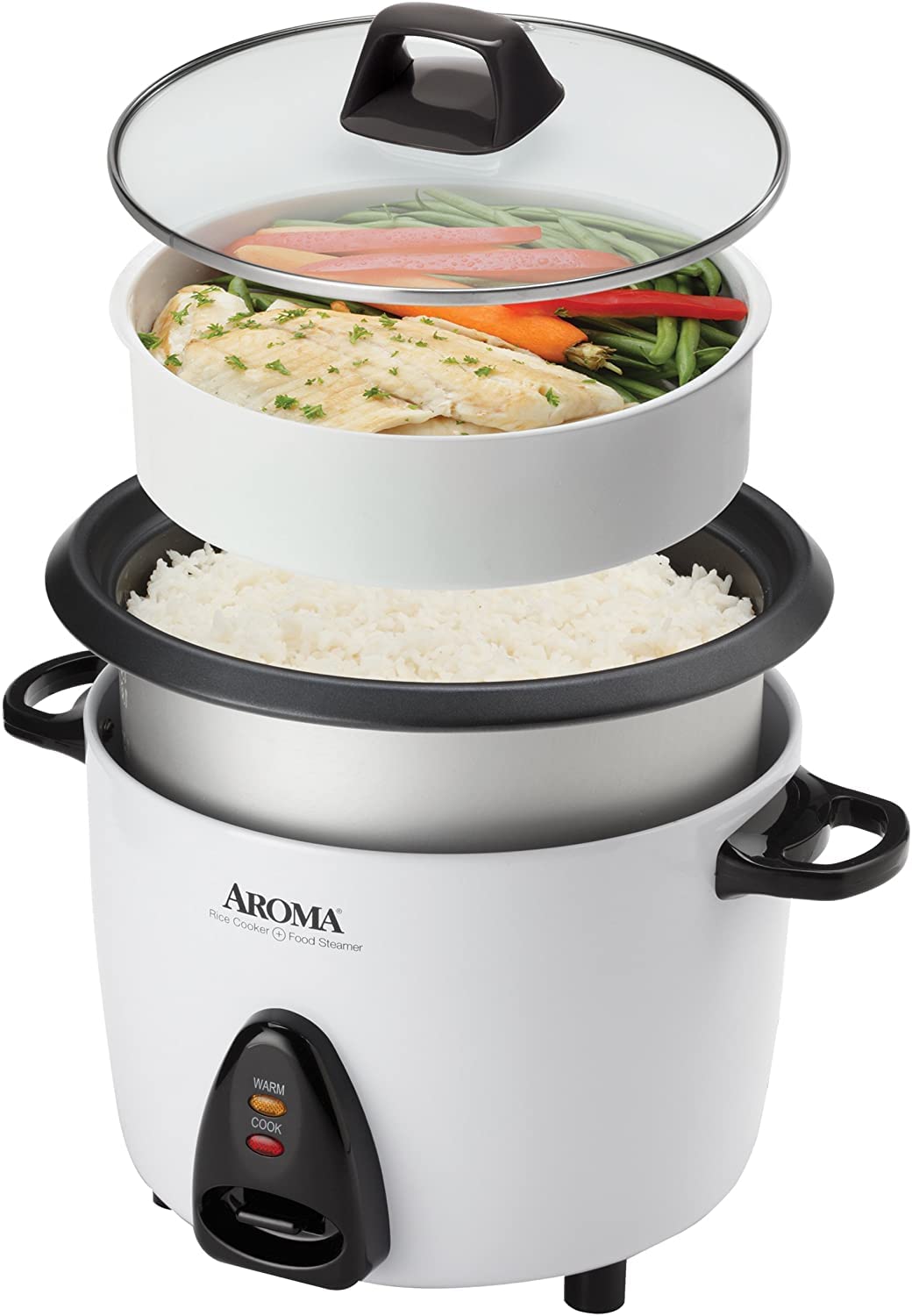 20-Cup Rice Cooker & Food Steamer ARC-360-NGP (Renewed)