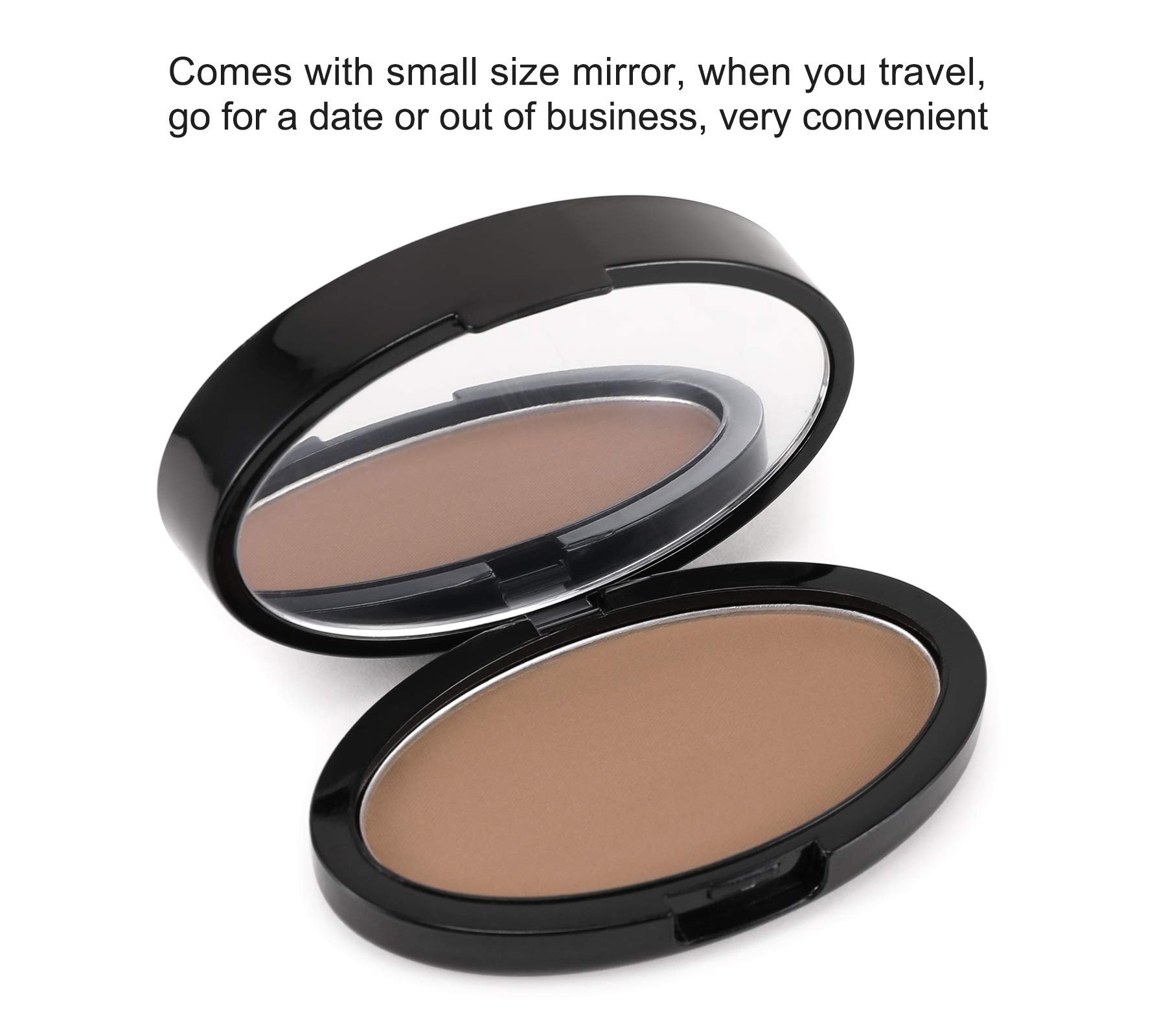 Boobeen Eyebrow Seal Stamp Powder - Waterproof 3 Seconds Eye Make Up Nature Coloring Kit - Creates Natural Looking Brows for Makeup Beginners