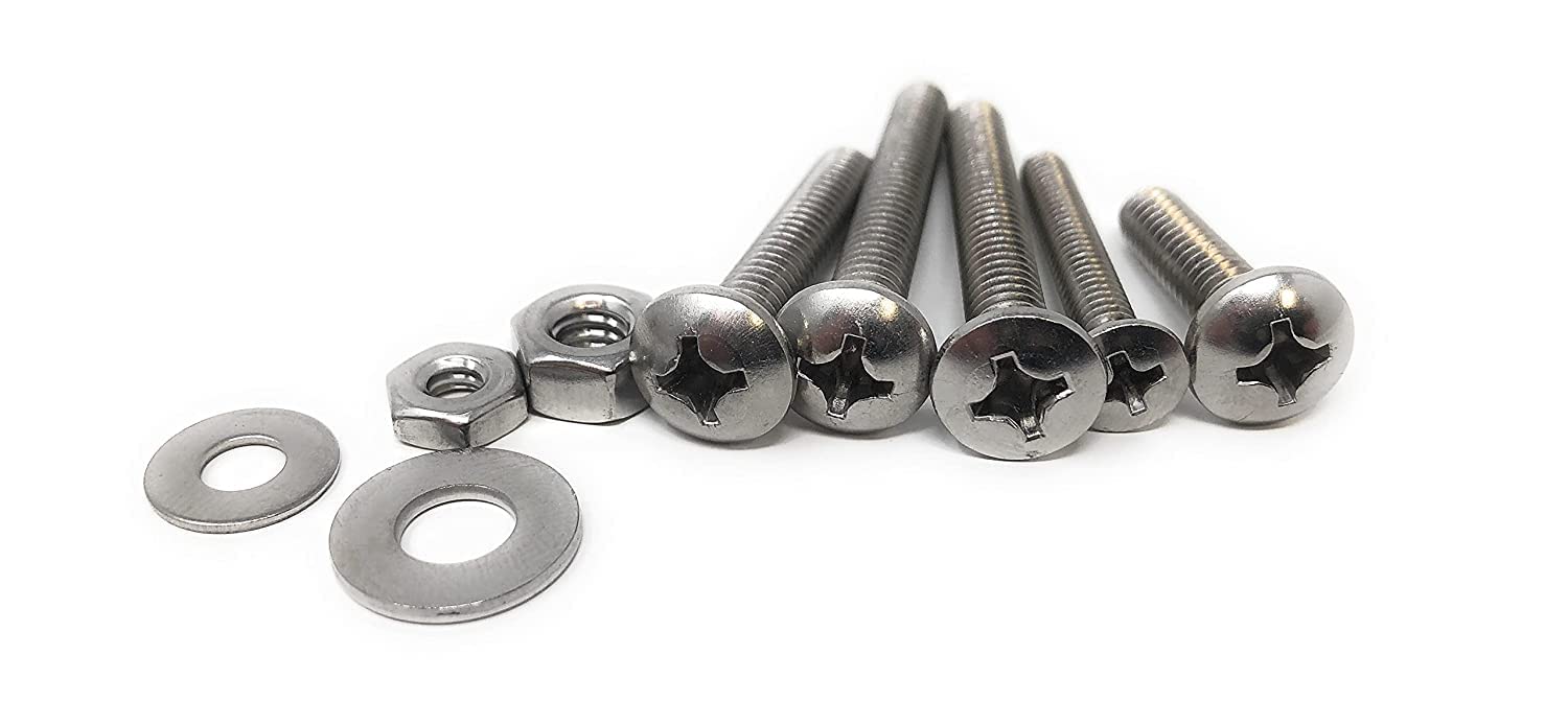 226 Pieces Stainless Steel Sheet Metal Screw Assortment & Machine Screws 36 Different Sizes of Flat, Oval, Pan, Hex Head Phillips Self Tapping Screws Hardware for Wood, Metal or Fiberglass