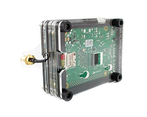C4Labs Zebra Case Kit for Adafruit GPS HAT and Raspberry Pi 4B 3B, 3B+, and Pi 2B
