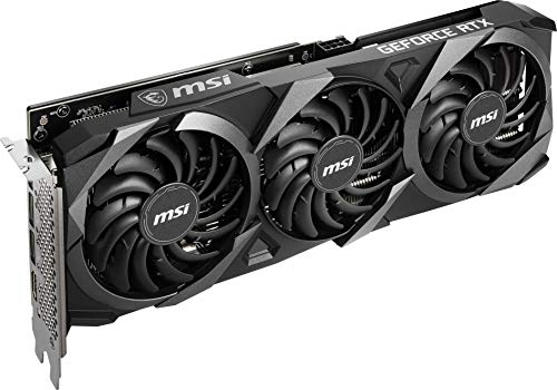 MSI GeForce RTX 3060 Ti Ventus 3X 8G OC LHR Gaming Graphics Card - 8GB GDDR6, 1695MHz, PCI Express Gen 4, 256-bit, 3X DP v 1.4a, HDMI 2.1 (Supports 4K)