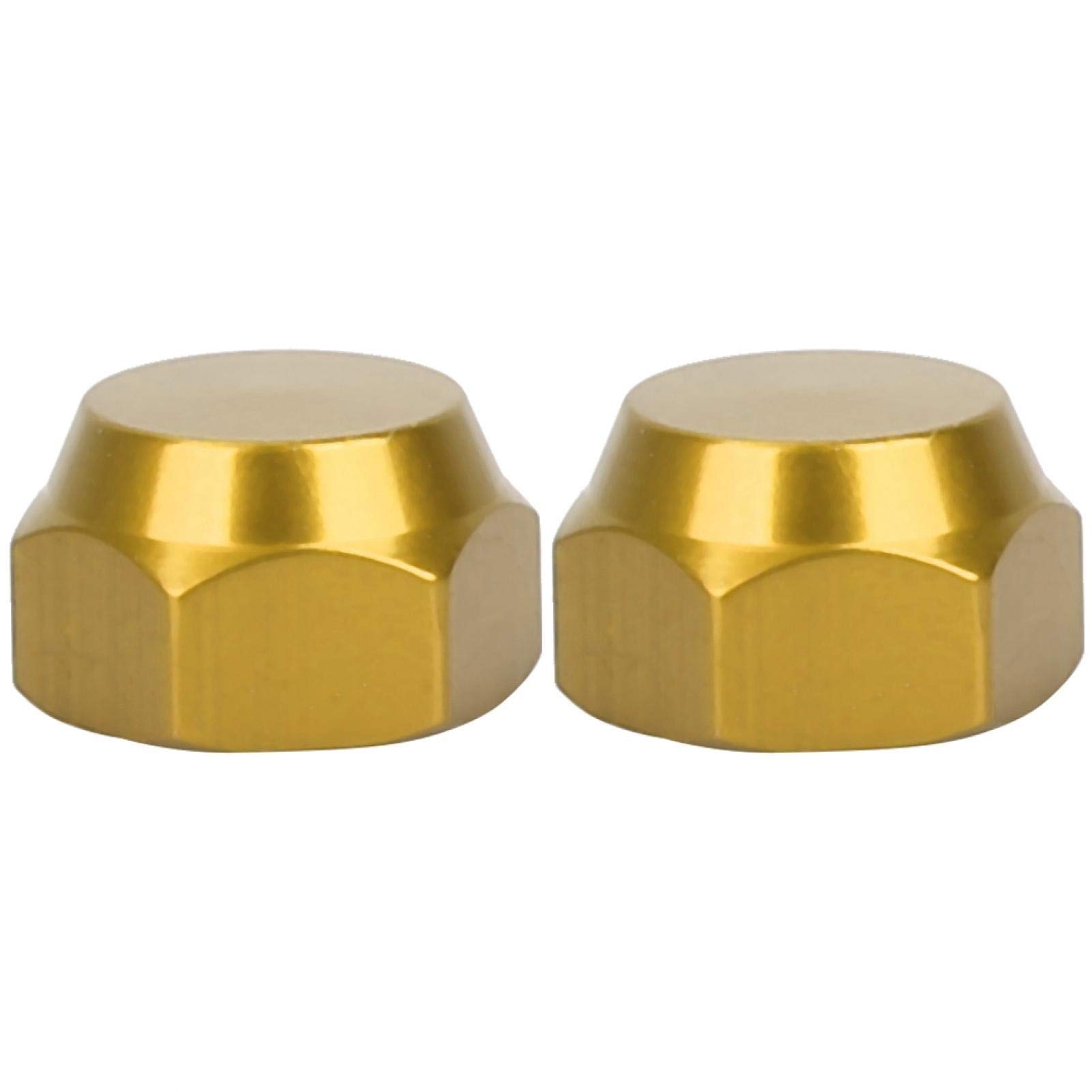 2 Pcs Screw Nut,for Fishing Reel Handle Accessory(Golden, Right Hand)