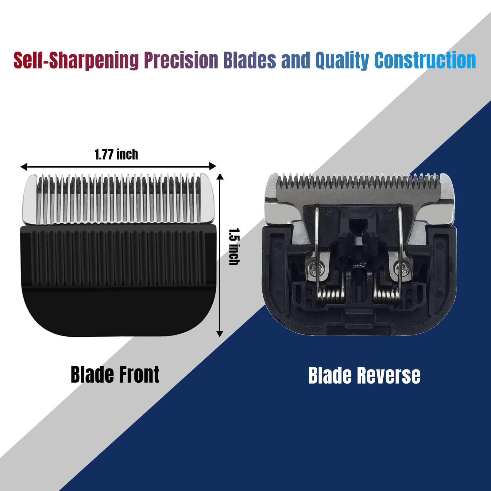 2 Pack Professional Hair Clipper/Trimmer Clip Replacement Blade, Compatible with Wahl 79434/9649P/9549 Mdel Clipper Trimmer