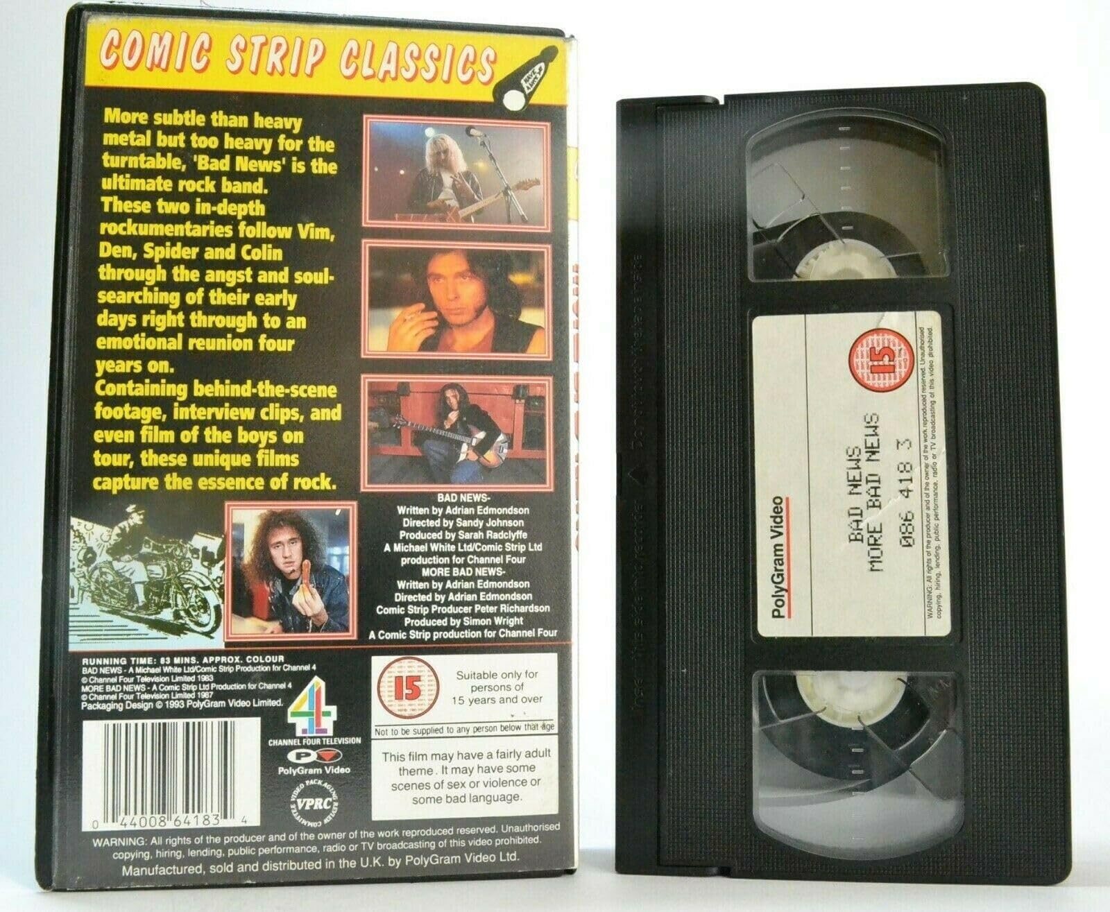 Bad News/More Bad News (Comic Strip Classics) - Music Comedy - Rik Mayall - VHS