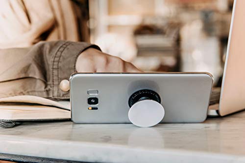 PopSockets PopGrip - Expanding Stand and Grip with a Swappable Top for Smartphones and Tablets - Not Your Grandmas Doily Pink