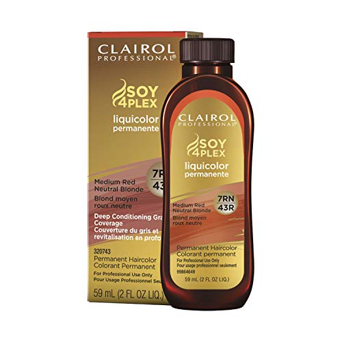 Clairol Professional Permanent Liquicolor, 7rn Med Red Neutral Blonde, 2 oz. - Packaging May Vary