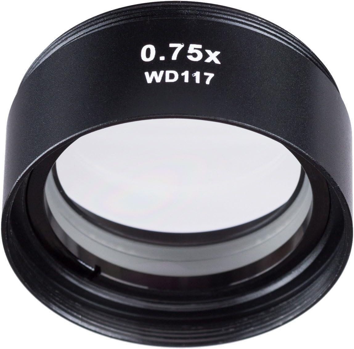 AmScope ZM07 0.7X Barlow Lens For ZM-Series Stereo Microscope Heads, 48mm Diameter Mount