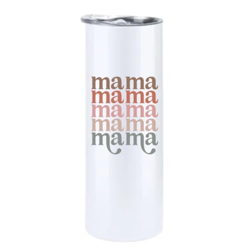 New Mom Gift Set - Mama Mama Tumbler - Best Mommy Spa Bath Set - Best Gift Idea First Time Mama and Expecting Mother to Be - Baby Shower Basket w/Bath Bomb, Soap, & Candle