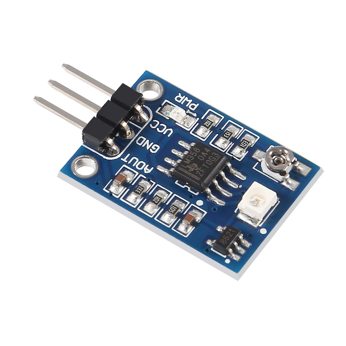 DORHEA Response Wavelength UV Detection Sensor Module DC 3.3V-5V 200nm-370nm Response Ultraviolet Ray Detector UV Sensor Module