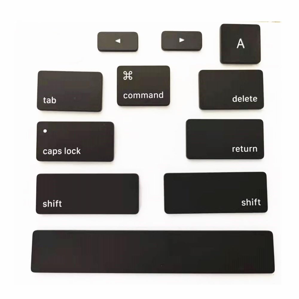 New Replacement Keyboard Keycaps Keys,Full Set of US Replacement Keycaps QWERTY for MacBook Air 13.3" Model A2337 M1 2020-2021 Year EMC 3598