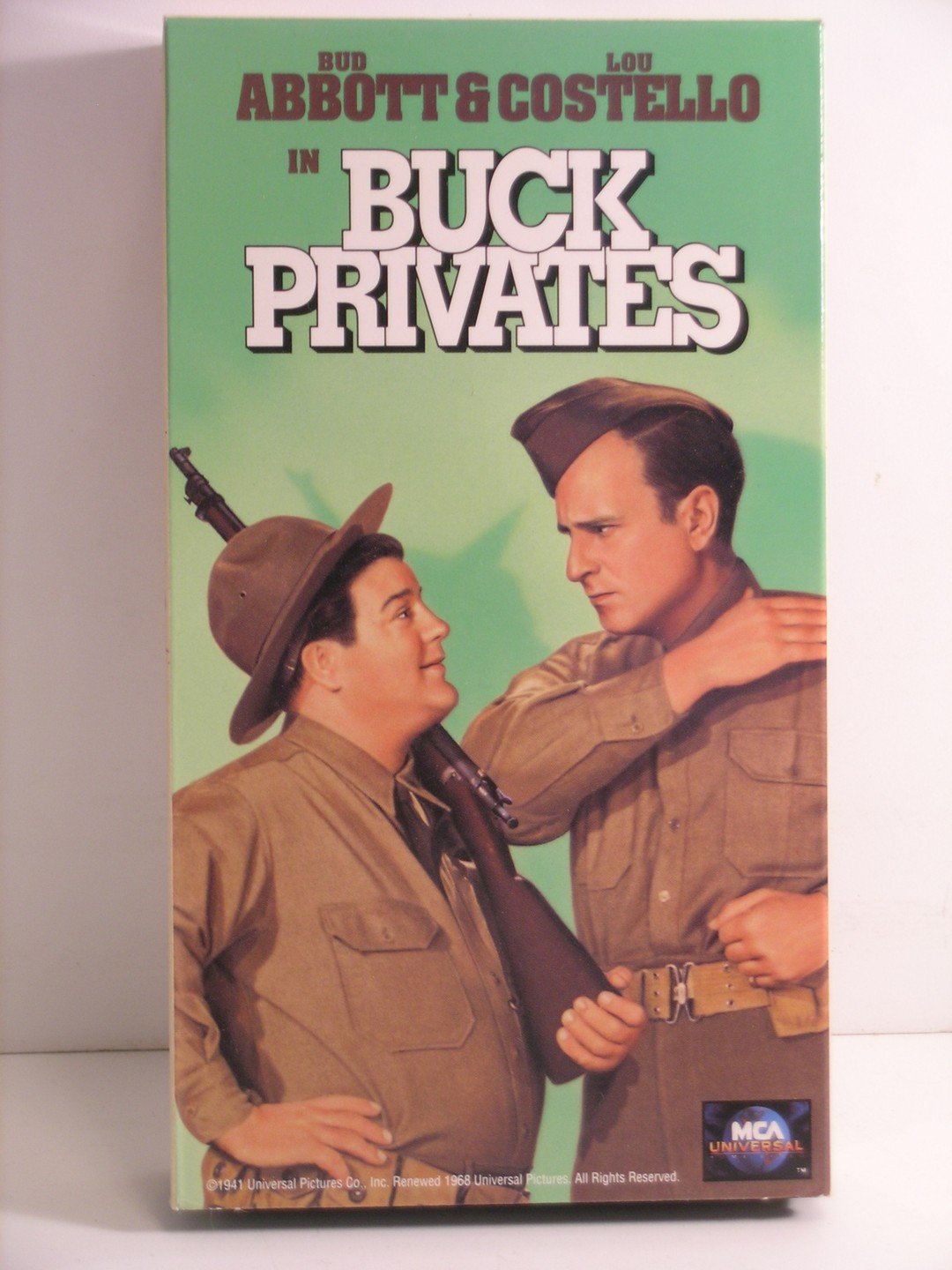 Bud Abbott & Lou Costello In Buck Privates---VHS Video tape