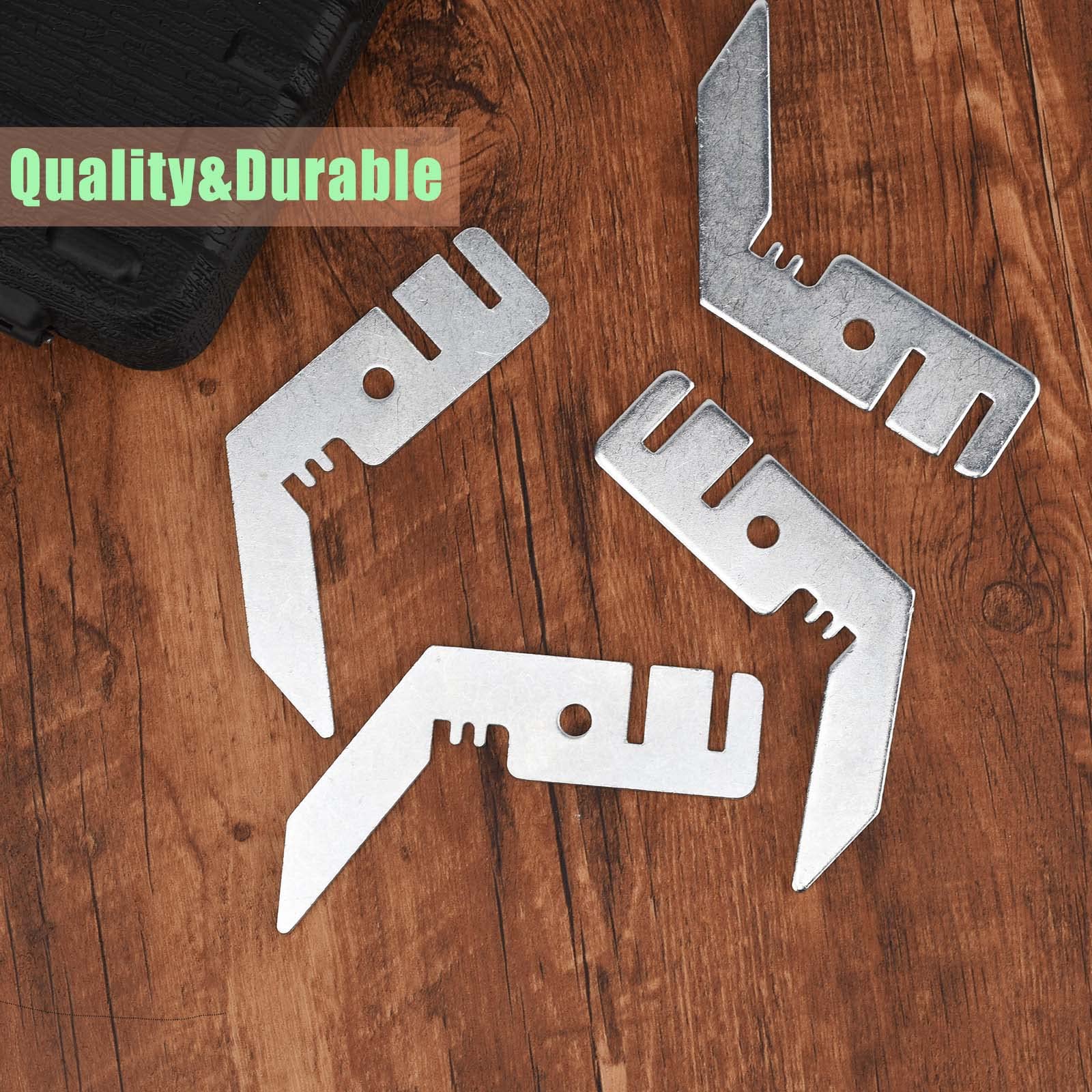 4Pcs 3Inch Double Crossbar Hangers,Heavy Duty Crossbar Valance Hanger for Pipe and Drape Backdrop Stand