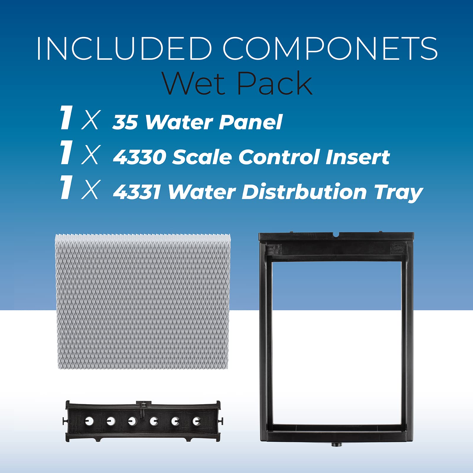 4839 Humidifier Maintenance Kit/Water Panel Model No. 35 Humidifier Filter Replacement for Aprilaire 600, 600A, 600M,Whole Home Humidifier Filter Fits for Aprilaire 600 Series