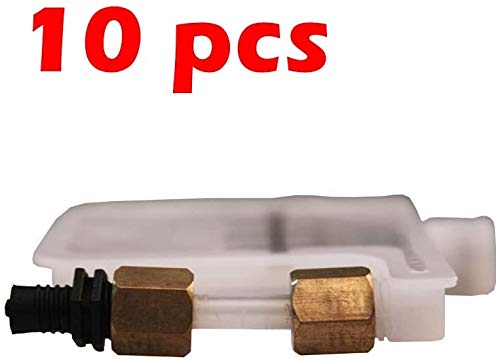 Big Damper with Resized Adapter Solvent for DX4 Heads Mutoh VJ-1204,VJ-1304,1604,RJ-900C 10 PCS/Packed