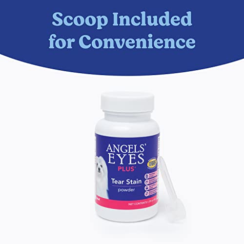 Angels’ Eyes PLUS Tear Stain Prevention Beef Powder for Dogs and cats | For All Breeds | No Wheat No Corn | Daily Support for Eye Health | Proprietary Formula
