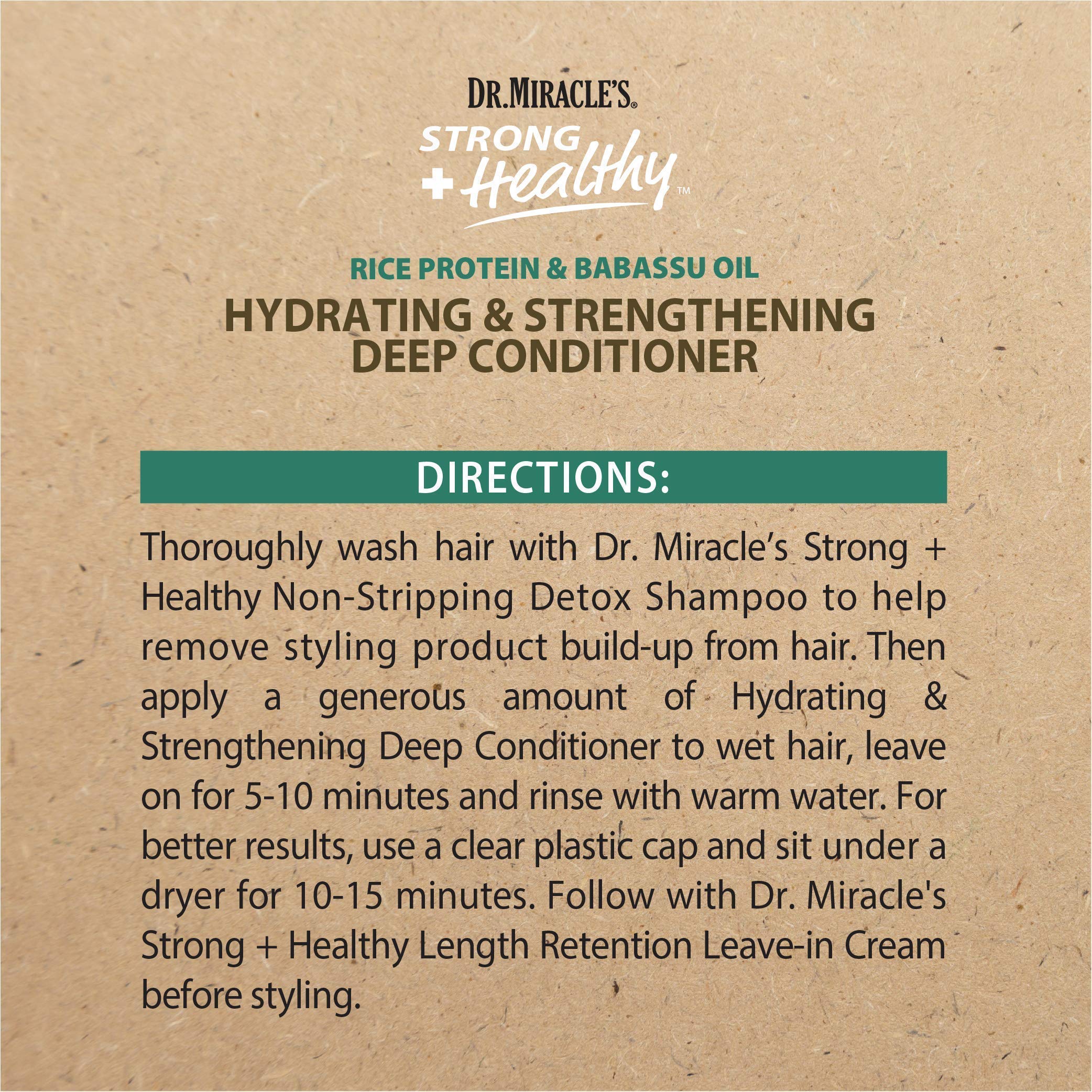 Dr Miracle's Strong and Healthy Wash Day set