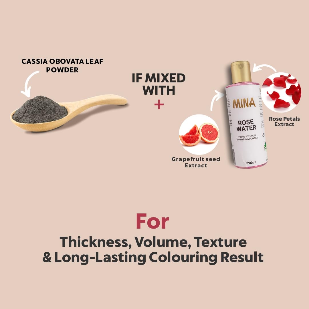 MinaiBrow Instant Hair Dye Kit Light Brown | Natural Spot Coloring Tinting Powder, Water & Smudge Proof | 100% Grey Coverage Upto 30 Applications