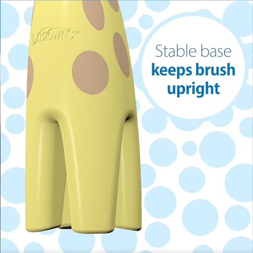 Dr. Brown's Infant-to-Toddler Training Toothbrush Set with Fluoride-Free Baby Toothpaste, Strawberry - Giraffe - 1.4oz - 0-3 years
