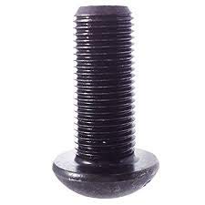 8-36 x 1/4" Button Head Socket Cap Screw, Allen Socket Drive, Black Oxide, Alloy Steel, Full Thread - Quantity 50 - by Fastener Depot, LLC